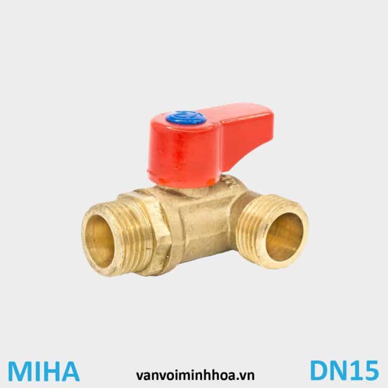 Van Bi đồng MIHA Ren Ngoài Tay Gạt Phi 21 DN15 | Chính Hãng Minh Hòa