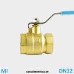 Van Bi đồng MIHA Ren Trong Ren Ngoài Tay Gạt Phi 27 DN20 | Chính Hãng Minh Hòa